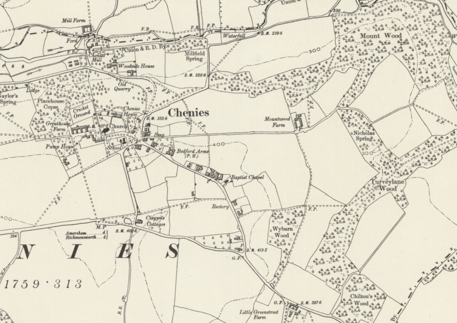 Places - Chenies History